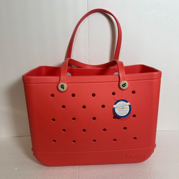BOGG BAG | Bags | Bogg Bag Original Large Coral Orange Beach Tote Bag ...
